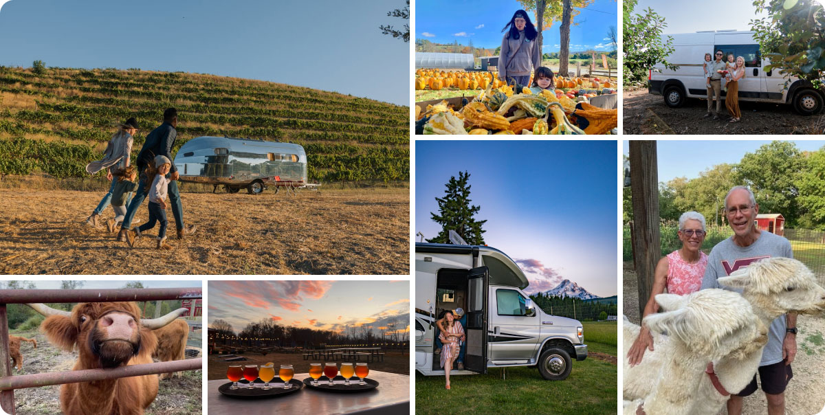 Unique RV Camping at Farms, Wineries, Breweries, & More with Harvest Hosts