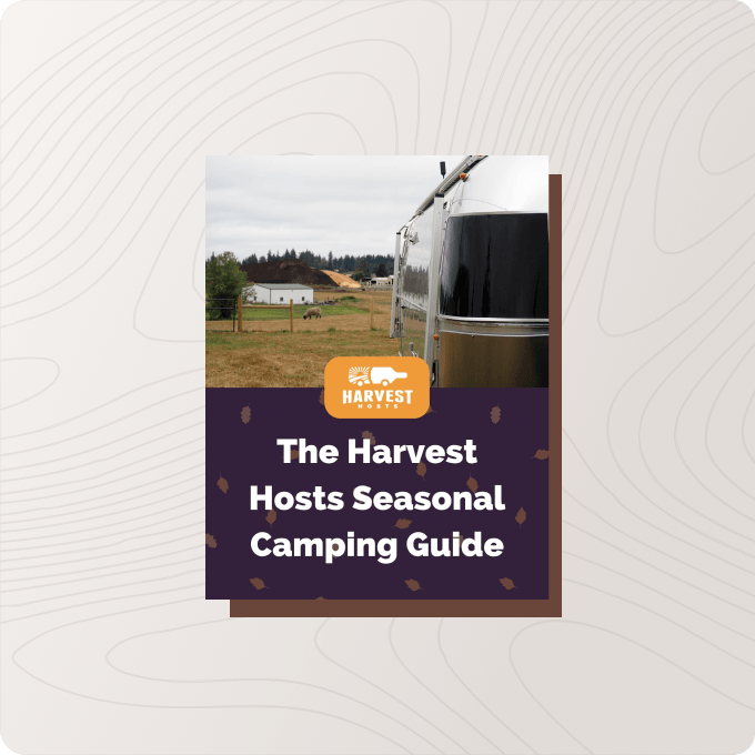 The Harvest Hosts Seasonal RV Camping Guide 🍂 ☃️ 🌱 ☀️ - Unique RV ...